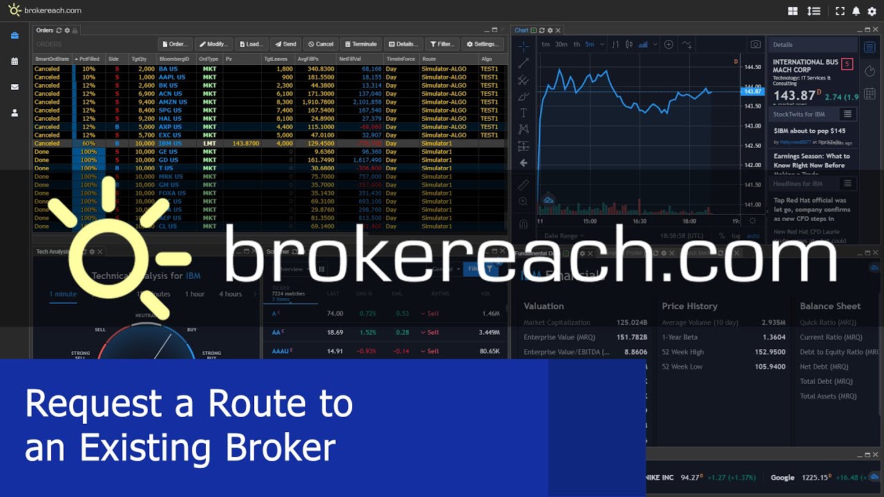 Request a Route to an Existing Broker | Brokereach.com - YouTube