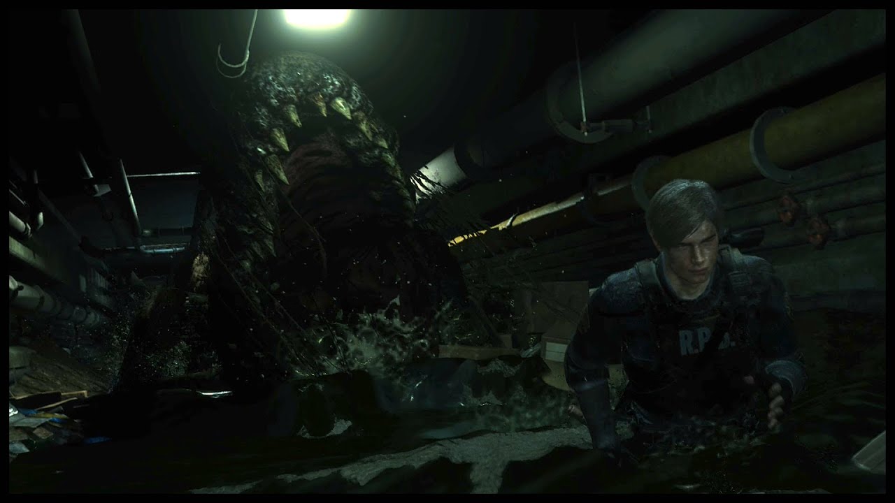 RESIDENT EVIL 2 REMAKE - Alligator Gameplay - Original Soundtrack - YouTube