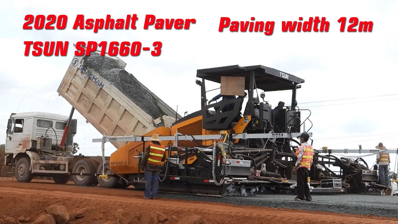 2020 New type Asphalt Paver Machine TSUN SP1660-3 | Road Paver ...