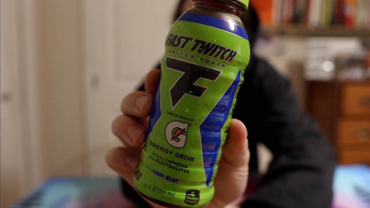 Gatorade fast twitch cool blue flavor review - YouTube