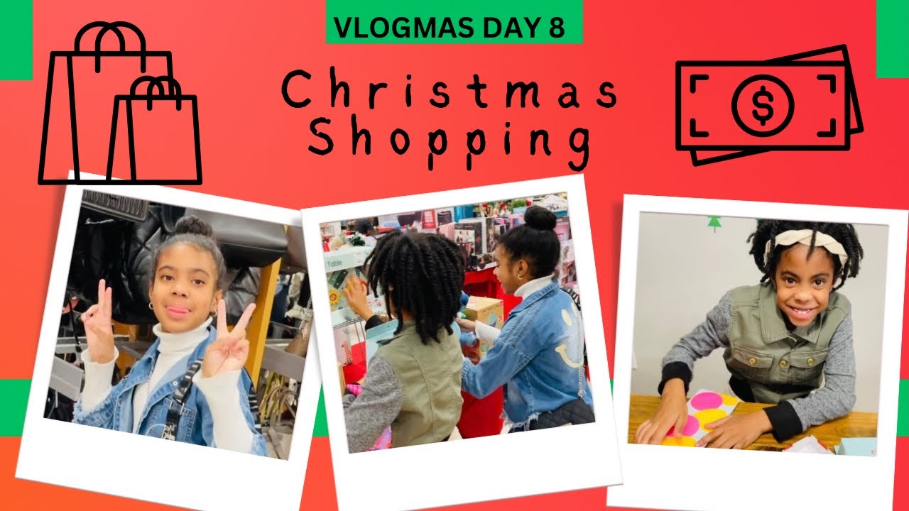 12 Days of VLOGMAS Day 8 | Christmas Shopping With the Girls | Family ...