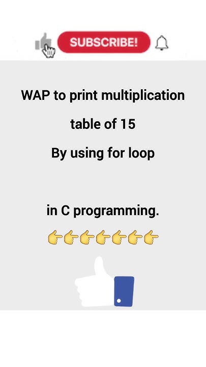 Coding WAP to print multiplication table #c program #code #shorts #viral #coding - YouTube