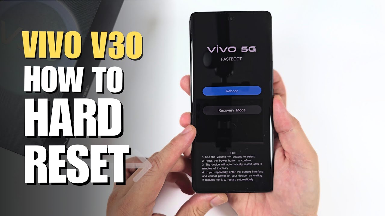How to Hard Reset Vivo V30 | Removing Password Unlock - YouTube
