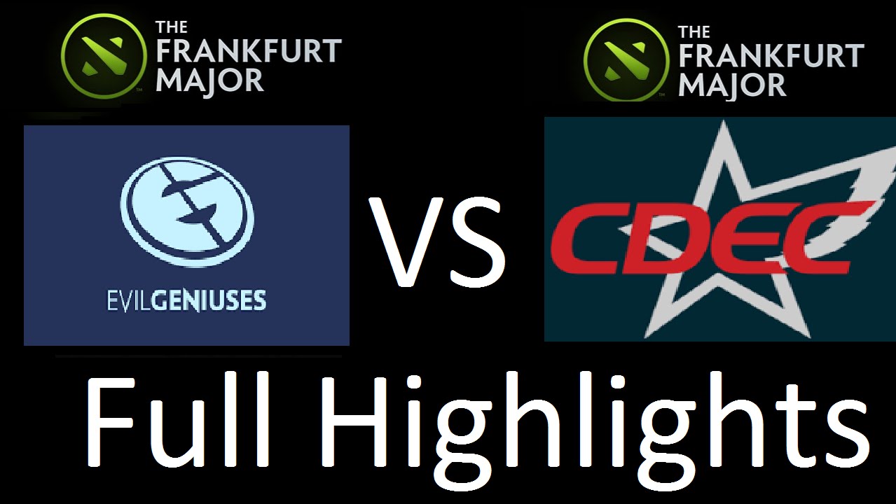 Dota 2 - Eg vs Cdec UB Semi Final Highlights - Major Game 2. - YouTube