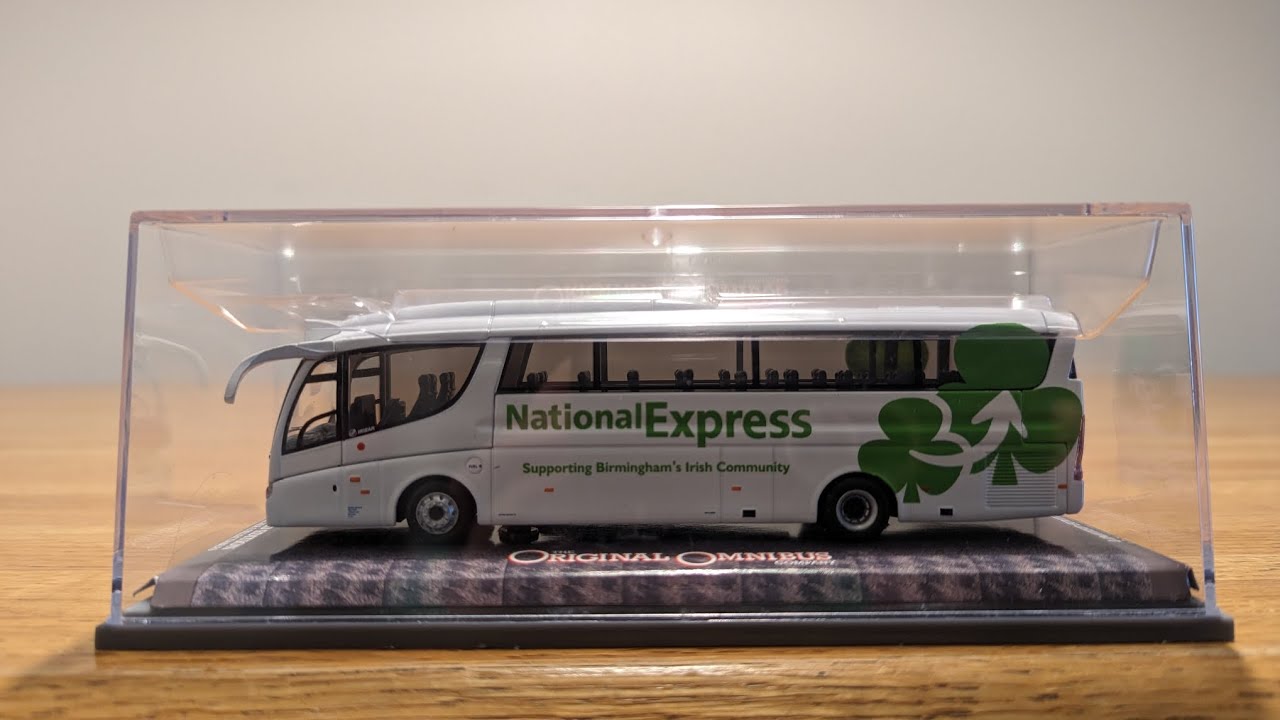 Corgi Scania Irizar PB coach National Express St Patrick's Day bus ...