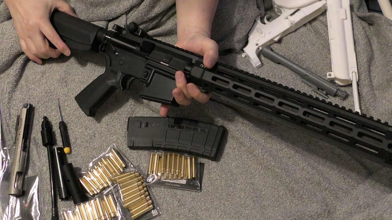 RareArms AR-15/AR-I5 14.5 - TOY GUN ONLY - YouTube