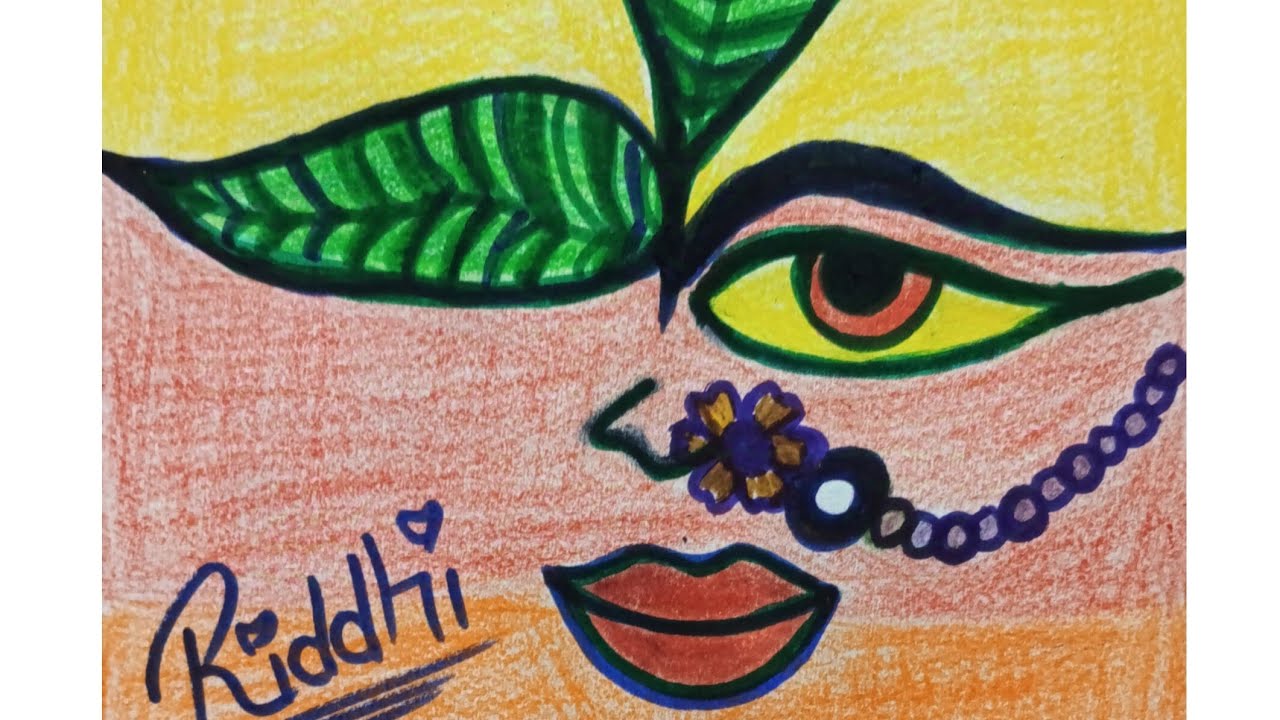 Riddhi Shah is live easy drawing Maa Durga drawing easy step by step# ...