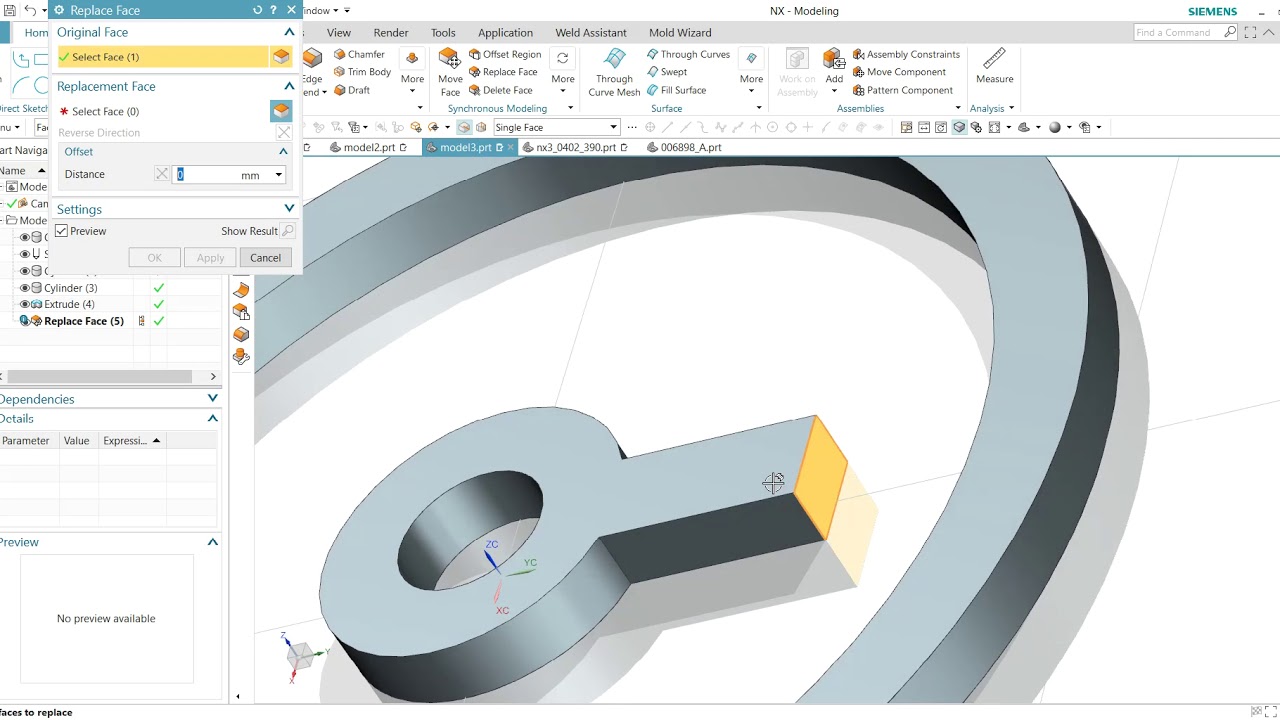 Move Face - Symmetric/Offset/Rotate komutu detayları - YouTube