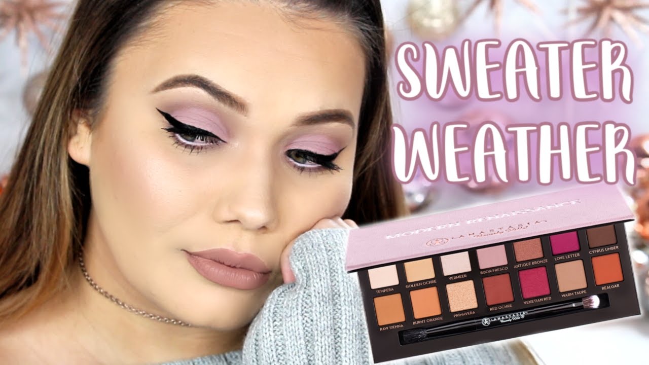 SWEATER WEATHER Makeup Tutorial | THROWBACK THURSDAY - YouTube