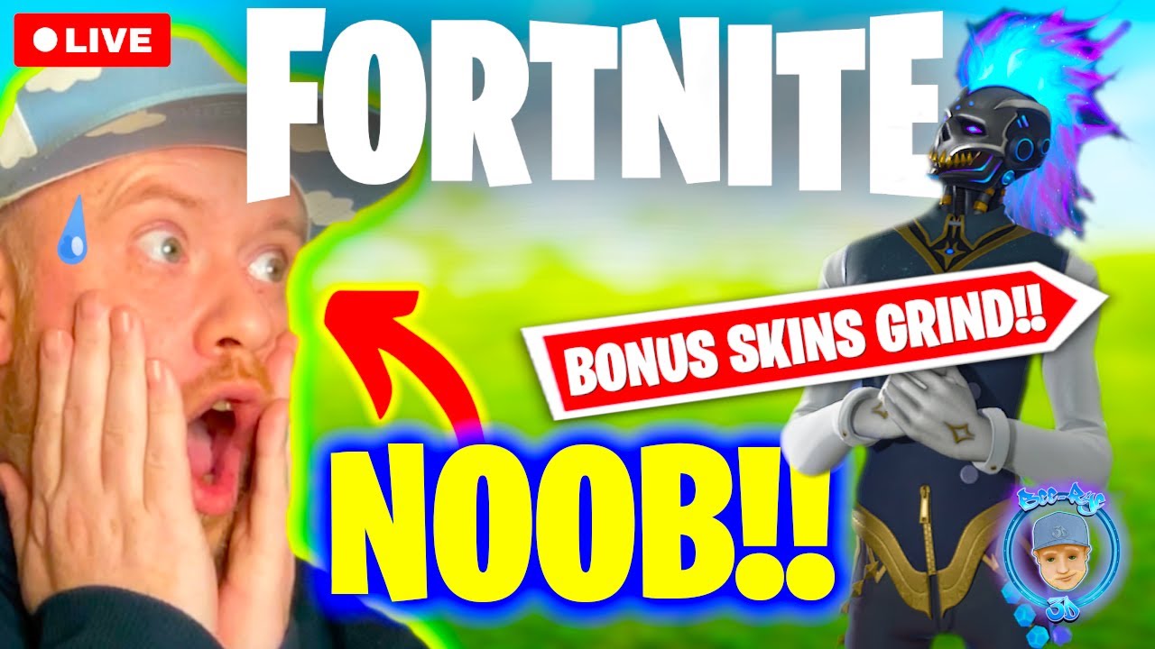 🔴LIVE FORTNITE MONDAY GRINDING 🔥BONUS🔥 SKINS!! - YouTube