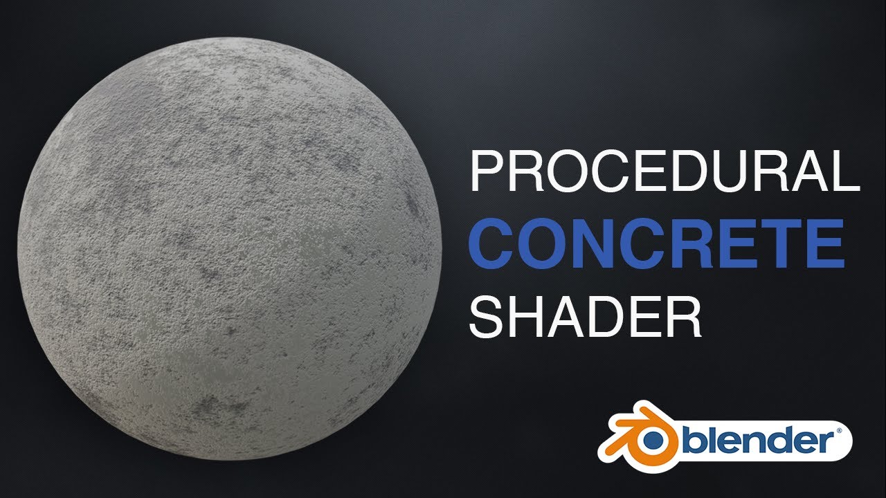 Blender Eevee Tutorial Realistic Concrete Shader In Blender 28 Youtube