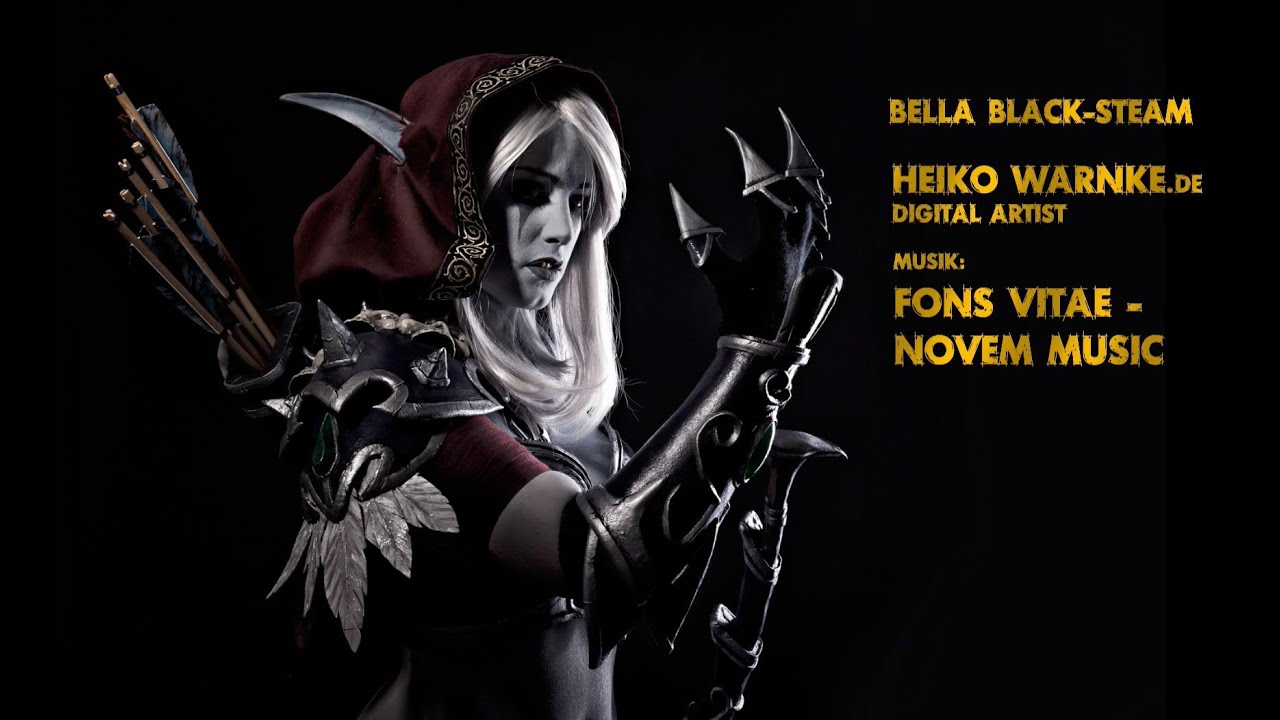 WoW Lady Silvana Cosplay Fotoshooting mit Heiko Warnke - YouTube