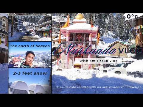 Narkanda snowfall today || Shimla Narkanda looks like this after heavy ...
