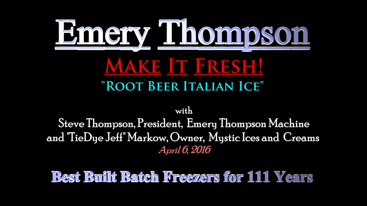 How to Make Root Beer Italian Ice - YouTube