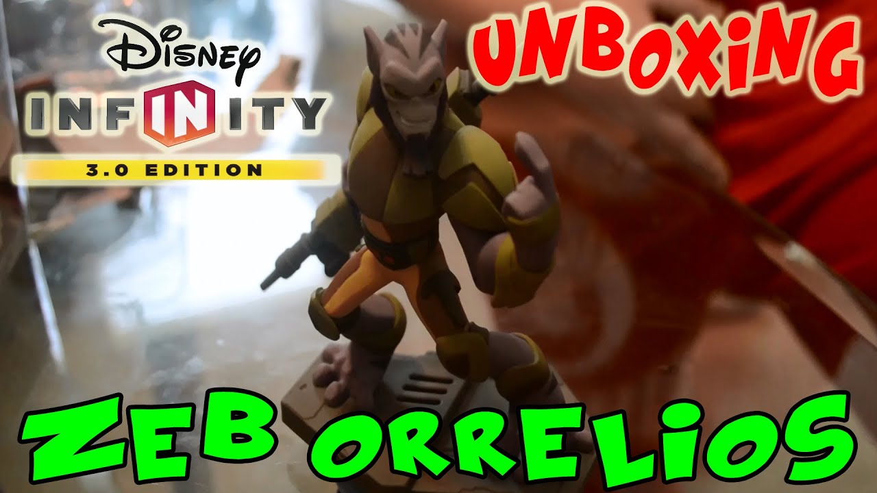 Gamestop Exclusive Disney Infinity 3.0 Star Wars Zeb Orrelios Unboxing ...