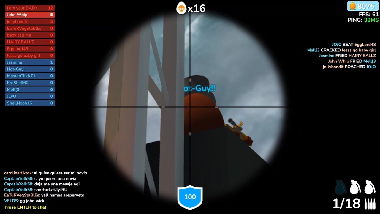 Sniper Compilation#1|Shell Shockers - YouTube