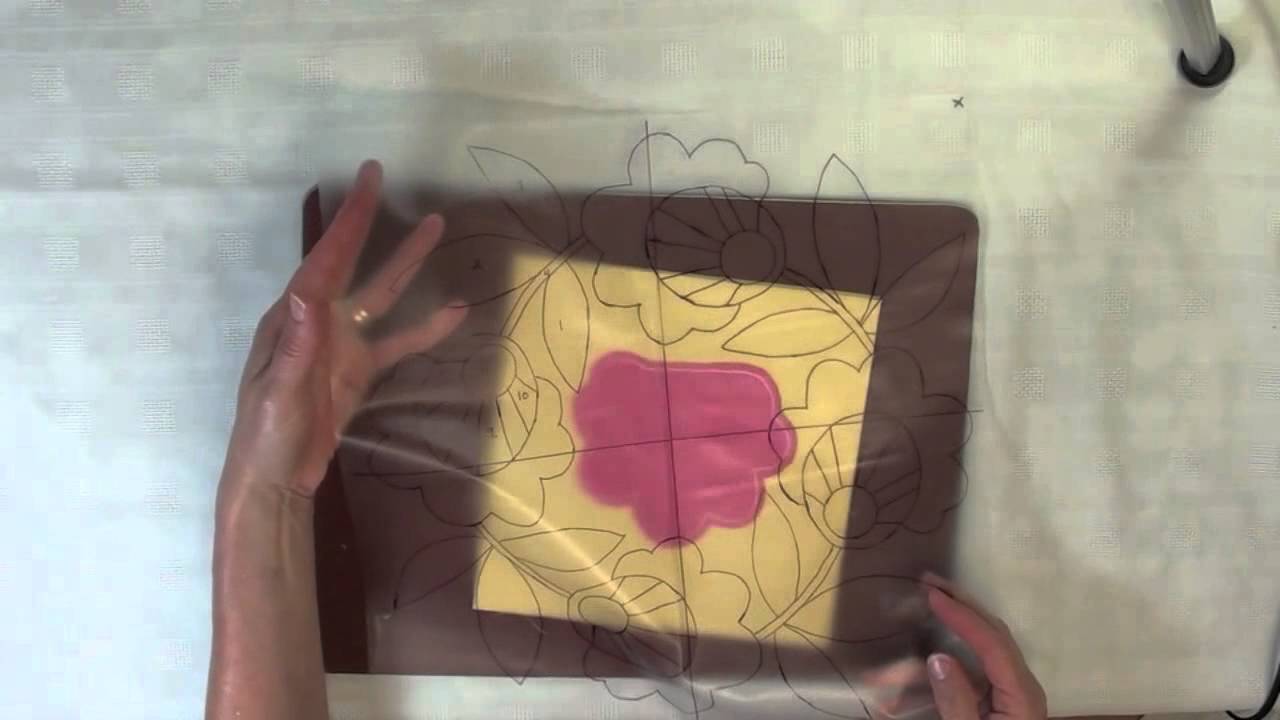 Make and Use a Placement Overlay in Applique - YouTube