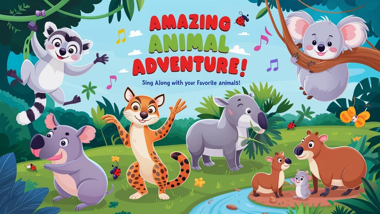 Amazing Animal Adventure | Join The Jungle Sing Along | @CoComelon ...