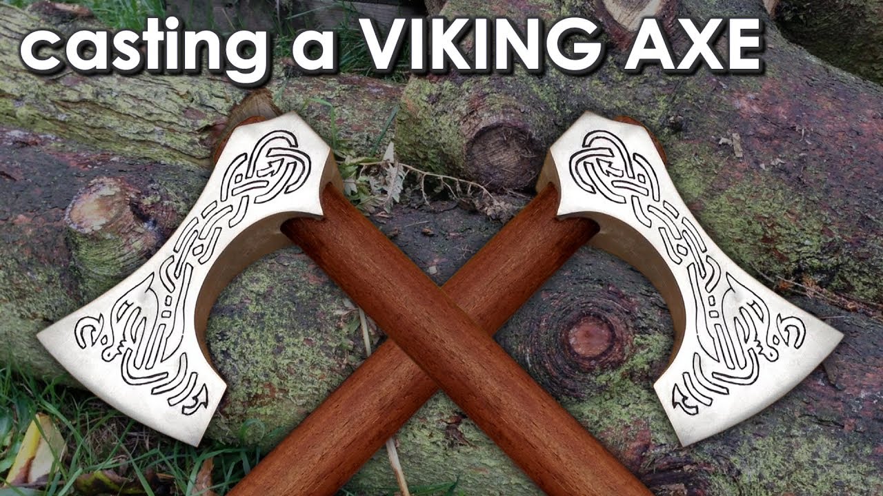 Making a Viking axe - metal casting at home a decorative replica - by ...