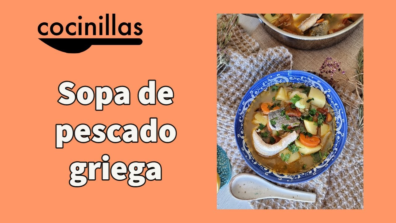 Kakavia, sopa de pescado griega - YouTube