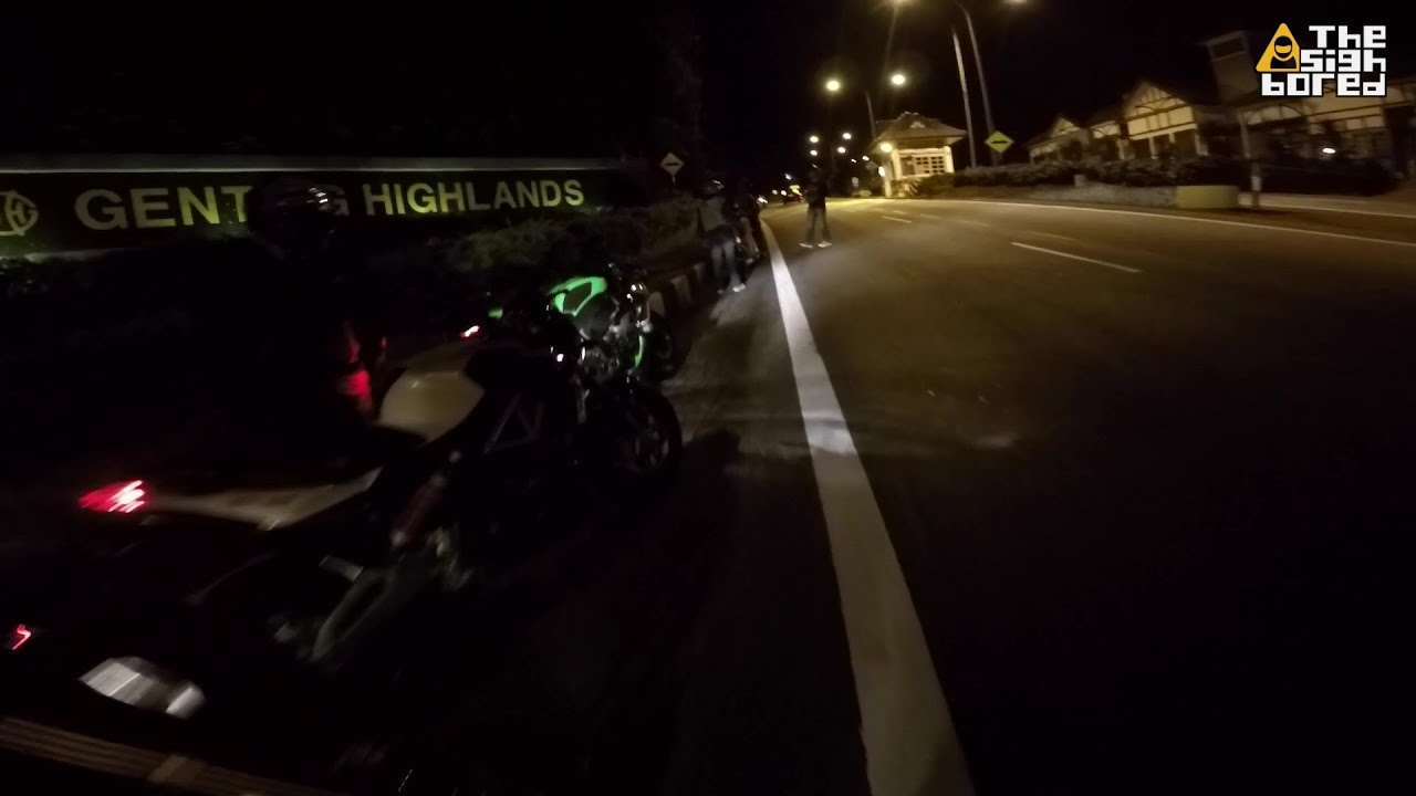 Short Genting Highlands night ride - YouTube