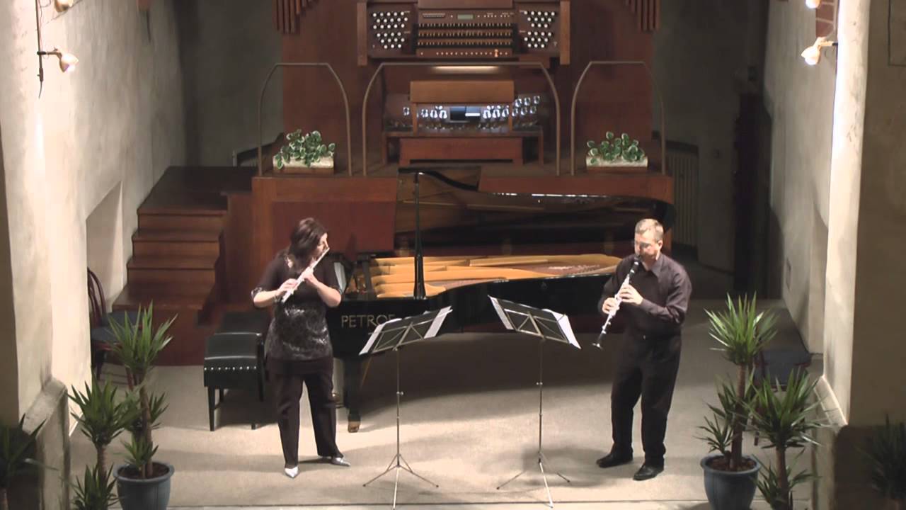 Kateřina Vidličková a Pavlin Panayotov hrají - John Rutter: Blues, Rag ...
