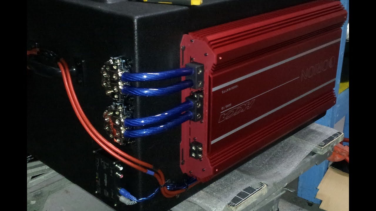 CADILLAC CRANK TANK SUB-BOX POUNDING OUT INSANE VIOLENT BASS FROM 1 ...