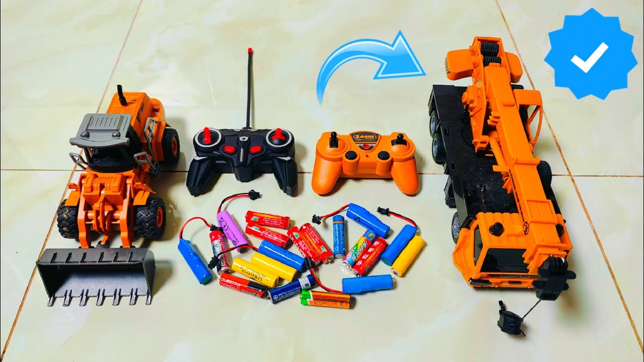 Remote Control Cheetah King and Die-cast Alloy Bulldozer Car Unboxing ...