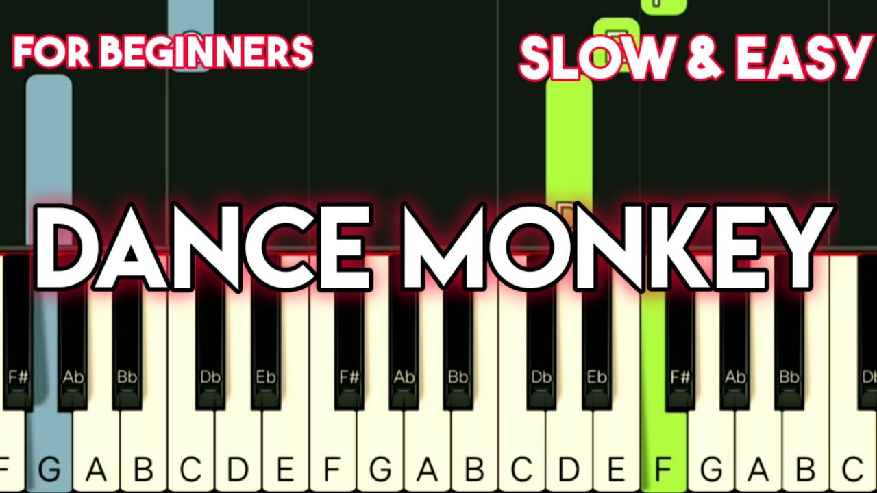 TONES AND I - DANCE MONKEY | SLOW & EASY PIANO TUTORIAL - YouTube