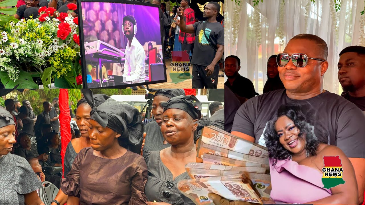 Mercy Asiedu’s Husband storms Organist Agya Yaw’s funêral, donates big ...