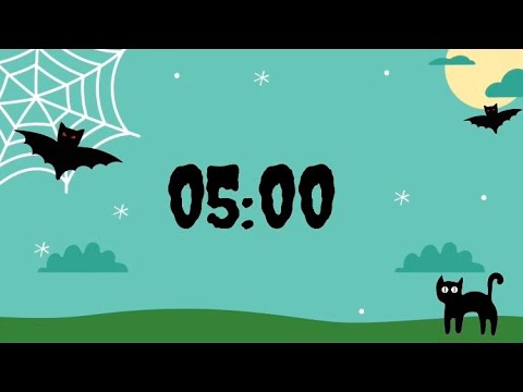 5 Minute Timer Halloween theme #timer #education #halloween - YouTube