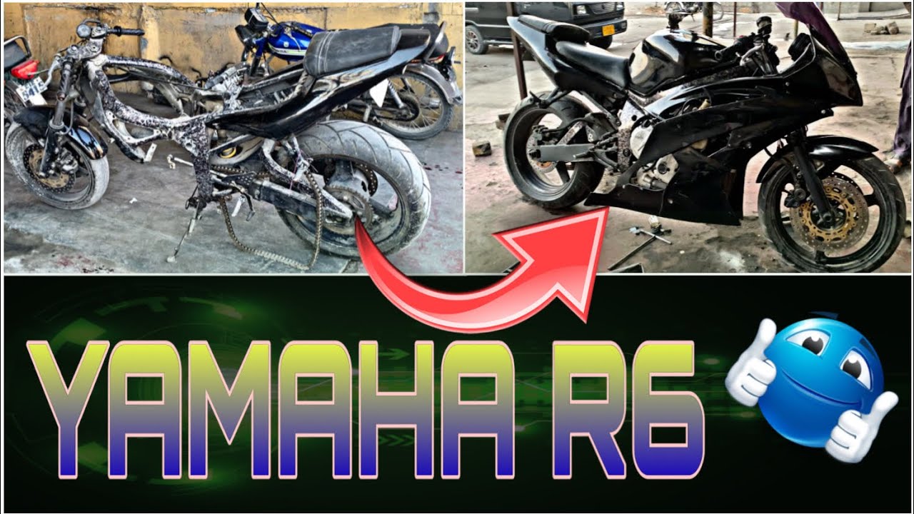 how to fit yamaha R6 engine || repair yamaha R6 bike || amazing video ...