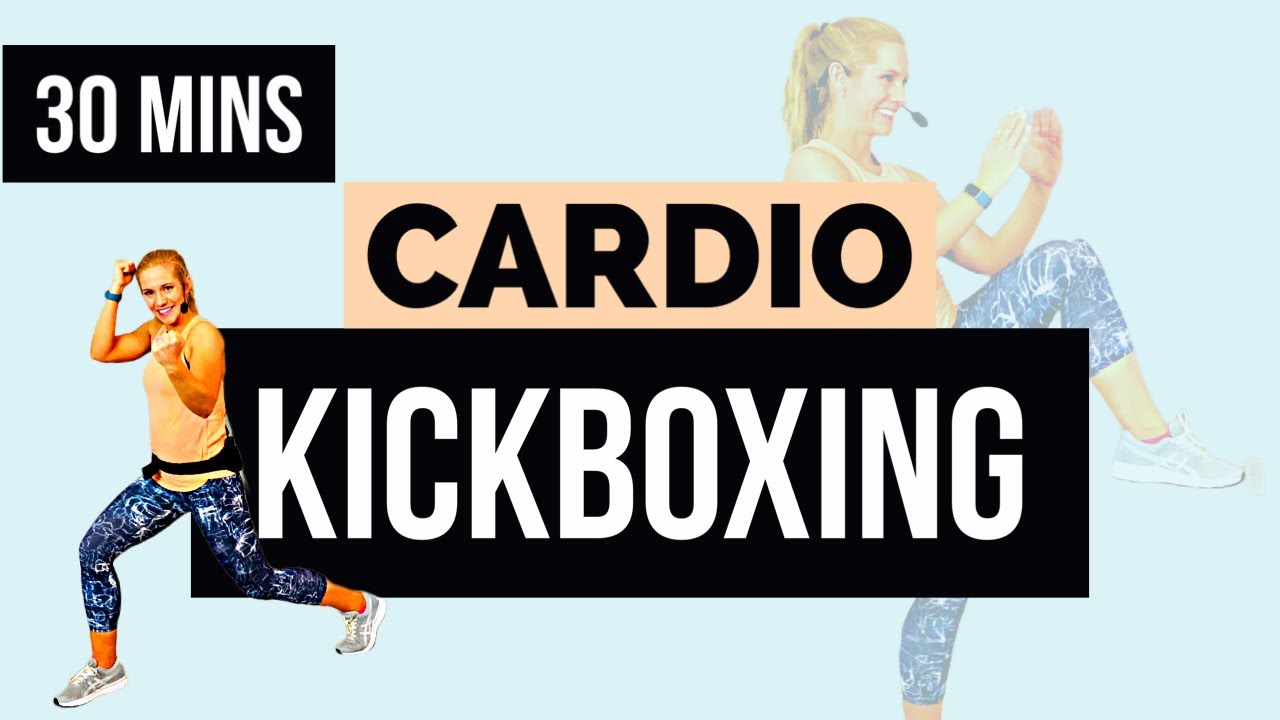 30 min Standing Cardio Kickboxing Workout | Low Impact Aerobics Workout ...