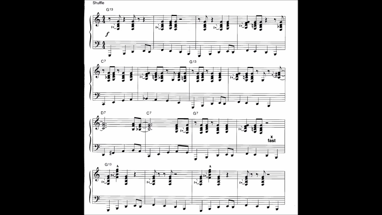 Dave Limina - Hammond Organ Riff 12 - Shuffle - Tutorial Lesson ...