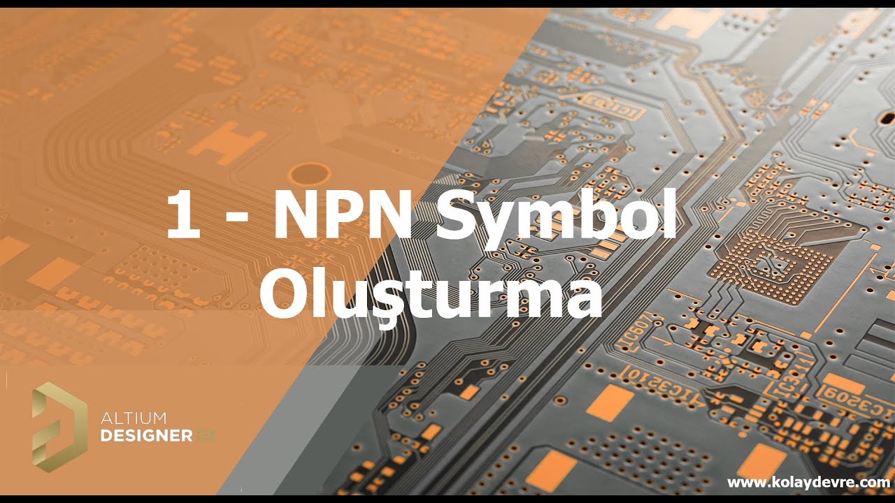 Altium Dersleri-1 ( Integrated Library - NPN Symbol Oluşturma ) - YouTube