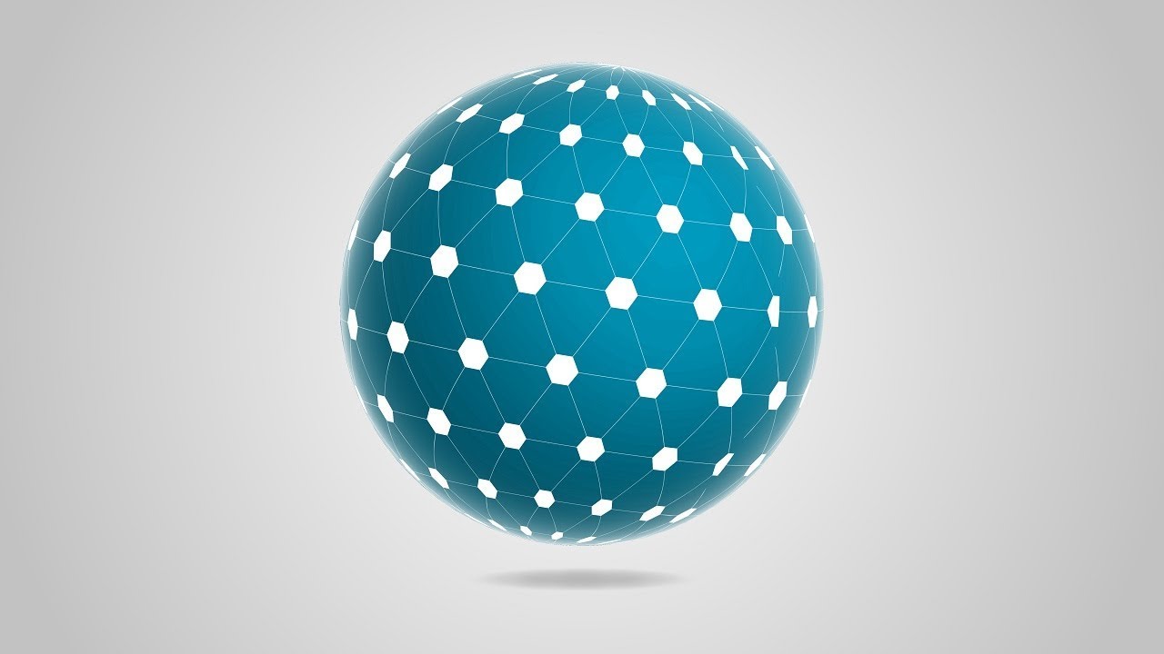 How to create 3D Spherical Shape in Adobe Illustrator Tutorial - YouTube