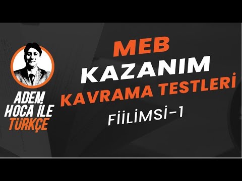 Test 44 / Fiilimsi - 1 / MEB Türkçe Kazanım Kavrama Testleri
