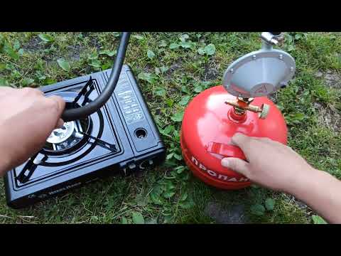 Портативна туристична та (або) стаціонарна газова плитка в кейсі Happy Home