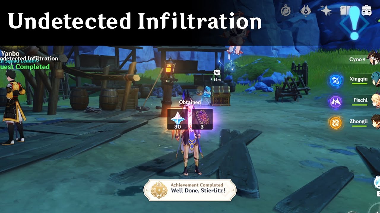World Quest - Undetected Infiltration | Genshin Impact - YouTube