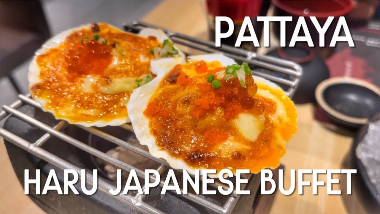 Haru Japanese Buffet Pattaya - YouTube