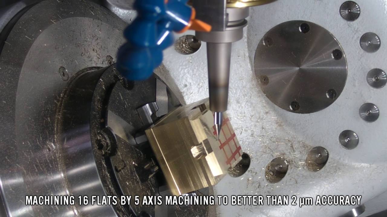 Kern Micro Milling 16 flats - YouTube