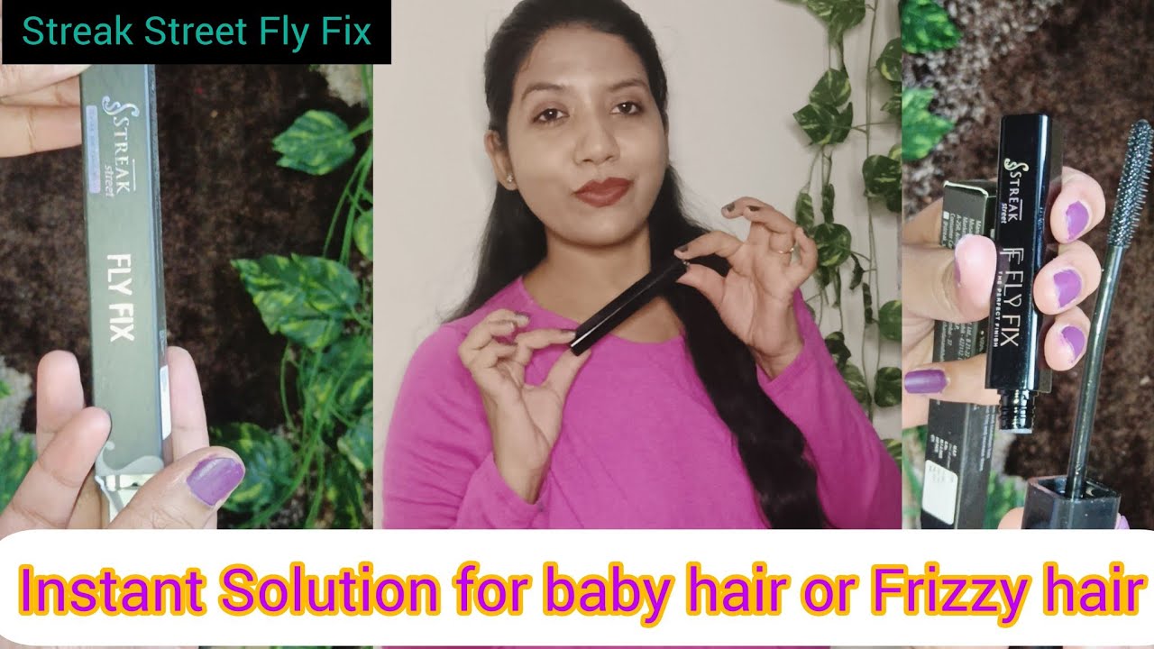 Streak street Fly fix hair review l baby hair ko kaise set kare l # ...
