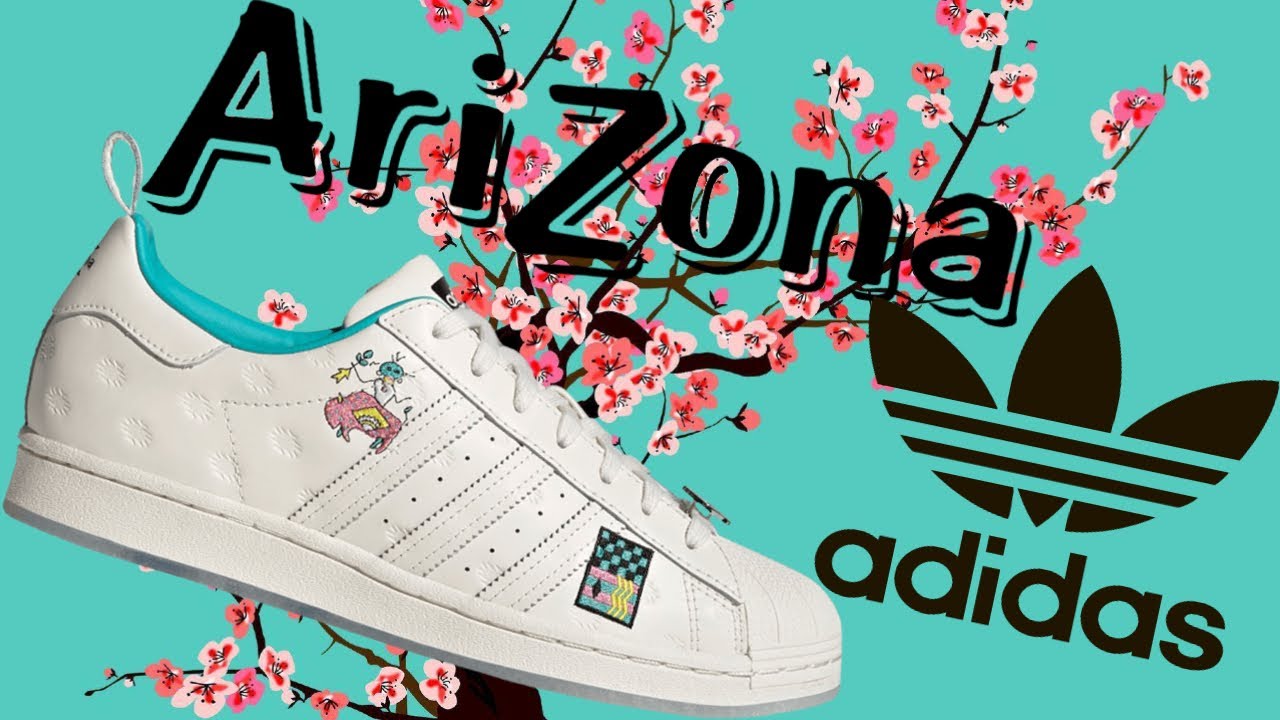 Adidas Superstar Arizona Tea Collab Shoes Unboxing (Read Desc Please ...