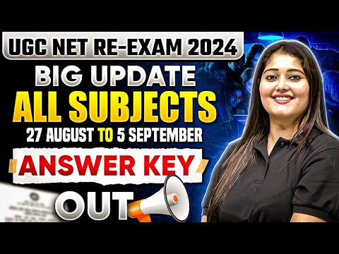 UGC NET All Subject Answer Key Out | UGC Net Answer Key 2024 OUT | UGC NET Re Exam Answer Key ...