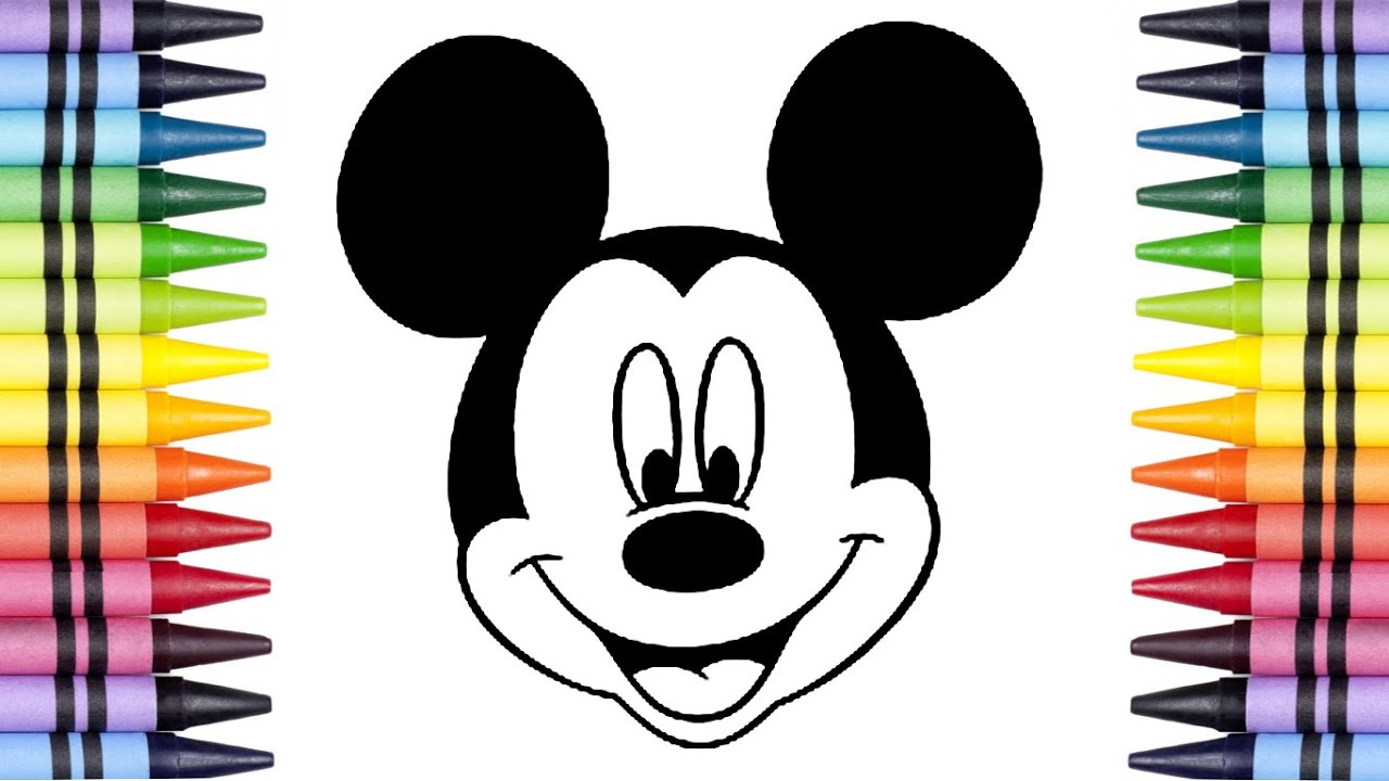 How to Draw Mickey Mouse Easy Step by Step For Kids | Art Life - YouTube