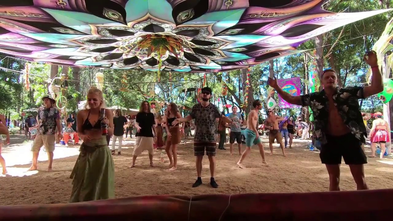 Freaky Forest Frenzy 2018 psytrance festival through the eye of a Gopro ...
