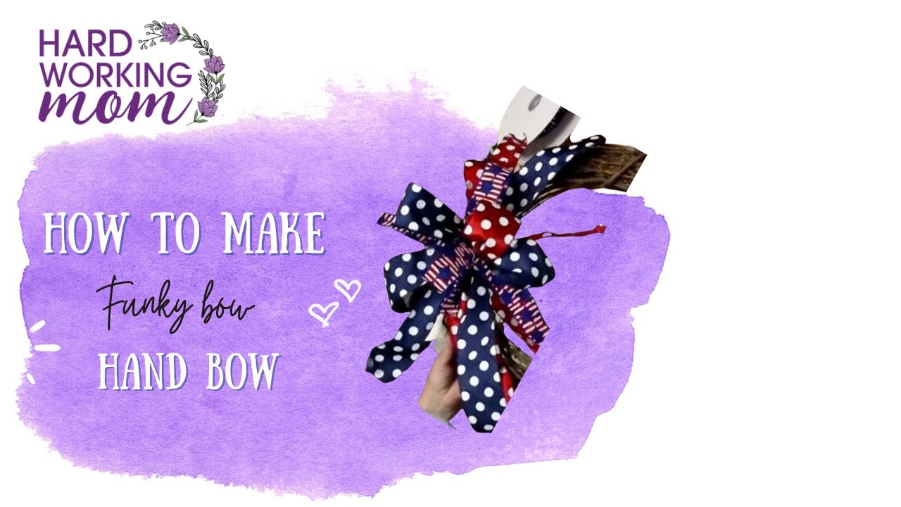 How to make the funky bow - YouTube