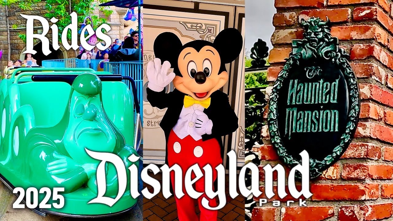 DISNEYLAND Rides 2025 - Tiana’s, Matterhorn, Peter Pan, Indiana Jones ...