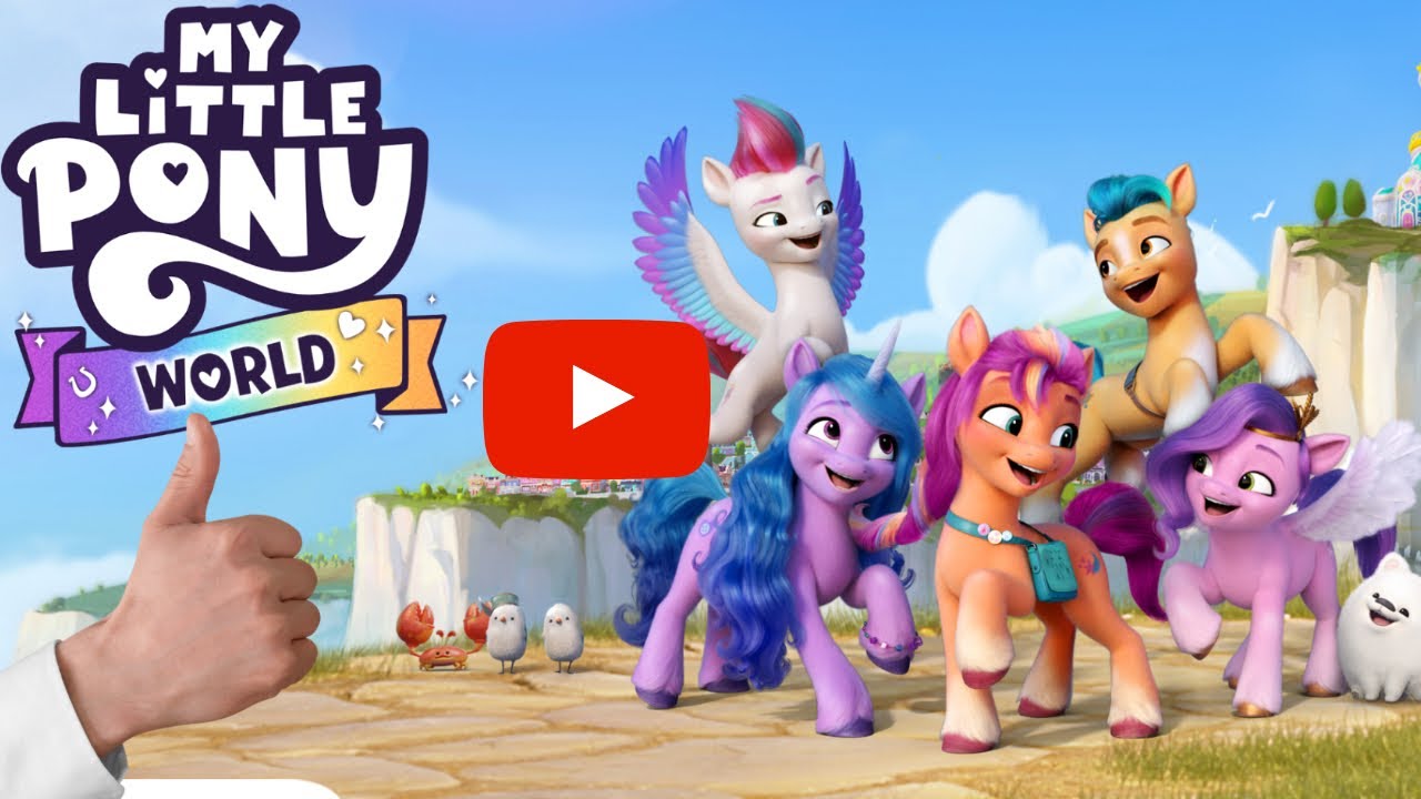 Play My little Pony world! Fun iPad game pony adventure - YouTube