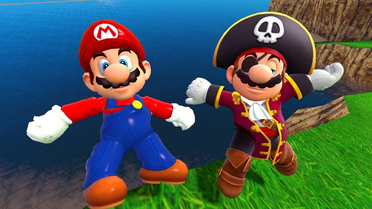 Gmod Super Mario Ragdoll demonstration [ Super Mario 64 , Super Mario ...